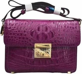 Generic Sac cabas pour femme, sac messager en cuir v&eacute;ritable de crocodile, sac bandouli&egrave;re en cuir dalligator authentique, sac &agrave; main pour femme