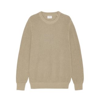Les Deux Globe Rundhals-Strickpullover - - Knitwear - Herren - Beige - L