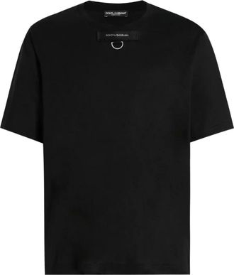 Dolce & Gabbana Homme, Tops, Noir, Taille: XL T-Shirt