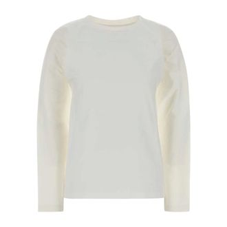 Jil Sander Femme, Tops, Beige, Taille: 36 FR Cotton T-shirt