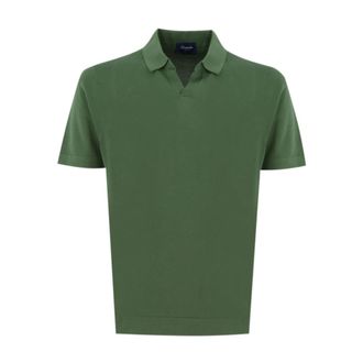 Drumohr Baumwoll-Polohemd - - Tops - Herren - Gr&uuml;n - 3XL