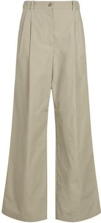 A.P.C. Pantalon droit et large &agrave; plis en coton