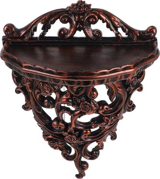 BESPORTBLE Vintage Schweberegal aus Kunstharz Multifunktionales Wandregal als Wanddeko und Aufbewahrungsbrett für Wohnzimmer und Badezimmer