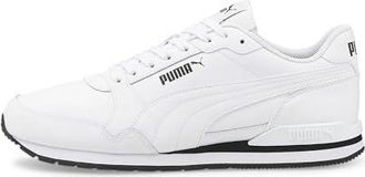 Puma St Runner V3 L, Basket Mixte, Puma Blanc-Puma Blanc-Puma Noir, 44.5 EU