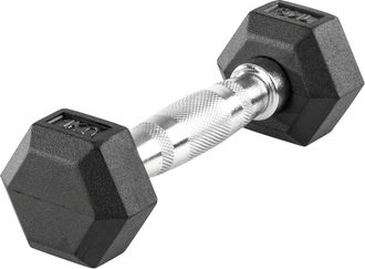 Sport-Tec Hex Kompakthantel aus Gummi, 1 kg, Hexagon-Hantel