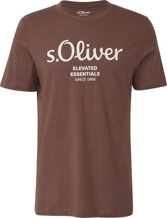 s.Oliver Baumwoll-T-Shirt mit Logo-Print