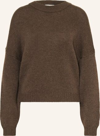 Mrs & Hugs Mrs & Hugs Pullover Aus Merinowolle braun
