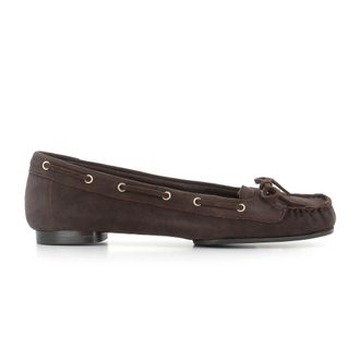 Del Carlo DEL Carlo, Femme, Chaussures, Brun, Taille: 38 EU Mocassin Carr&eacute; en Daim