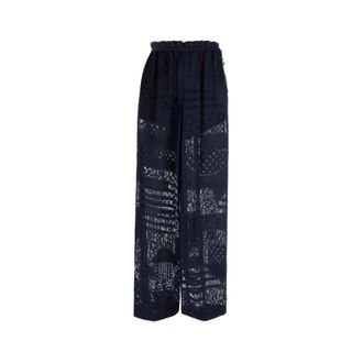 Fendi Damen, Hosen, Blau, SGr&ouml;&szlig;e