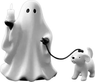 Generico Figures fant&ocirc;mes, figures fant&ocirc;mes effrayantes dHalloween | La d&eacute;coration de sculpture effrayante pour le bureau du lit de jardin et les esprits dHall