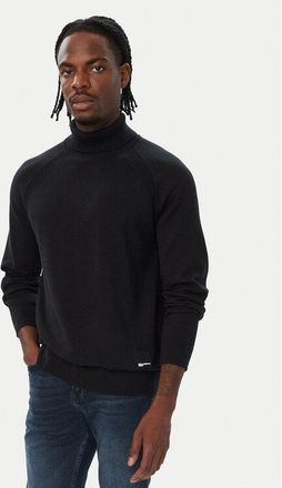 Karl Lagerfeld Rollkragenpullover B3M18001 Schwarz Regular Fit