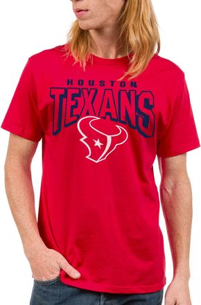 Junk Food Clothing x NFL - Houston Texans - Bold Logo - Unisex Adult Short Sleeve Fan T-Shirt for Men and Women - Size XX-Large