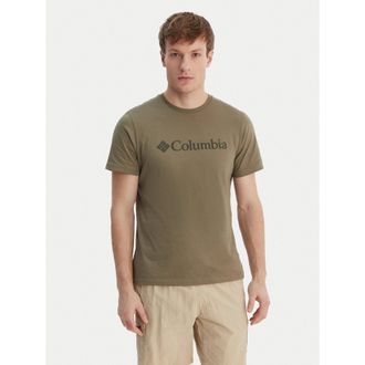 Columbia T-Shirt Basic Logo 2155001 Khakifarben Regular Fit