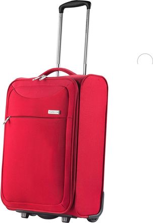 CarryOn Air Weicher Handgepack Koffer 55cm - Ultra Leichte Kabinenkoffer 37 Liter mit 2 r&auml;der (R&ouml;t, Kleine)