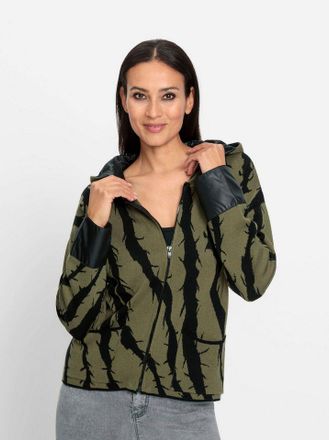 Heine Strickjacke Kapuzenstrickjacke