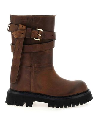 Moschino Bottes - Marron