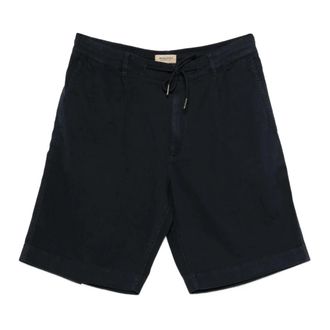 Woolrich Shorts mit Kordelzug und Falten - - Shorts - Herren - Blau - M