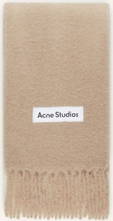 Acne Studios Schal Mit Alpaka beige