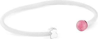 Tous bracelet Icon en résille - Argent