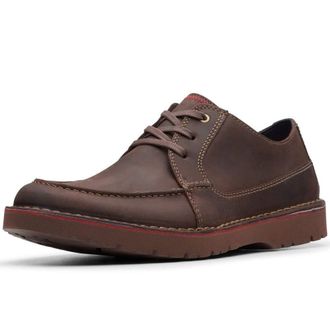 Clarks Herren Vargo Vibe Derbys, Braun Dark Brown Lea Dark Brown Lea, 39.5 EU