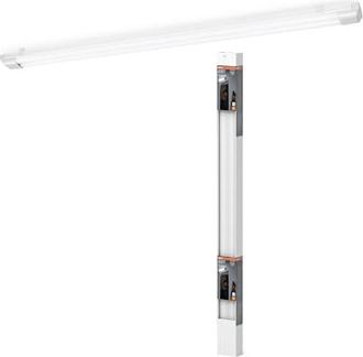 Osram LED-Lichtleiste mit hoher Lichtausbeute in Weiß mit Stahlblechgehäuse, Kaltweiß, Ersatz für T8-Leuchten, IP20-Schutz für Innenräume