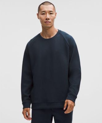 lululemon Smooth Spacer Pullover mit Rundhalsausschnitt im Classic Fit f&uuml;r M&auml;nner - Gr&ouml;&szlig;e 2XL in True Navy
