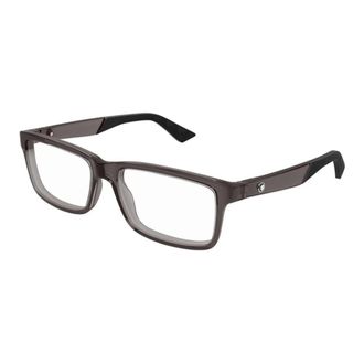 Montblanc Mb0402O Rechteckige Fassung - - Accessories - Herren - Grau - 57 MM