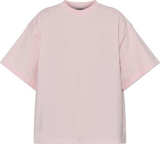 Jil Sander Femme, Tops, Rose, Taille: 36 FR T-shirt avec logo imprim&eacute;