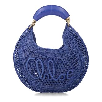 Chlo&eacute; Summer Banana Hobo Bag - - Bags - Damen - Blau - ONE SIZE