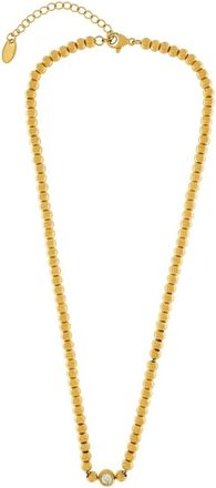 Dansk Copenhagen Glitzernde Wasserdichte CZ-Ballkette - - Accessories - Damen - Gelb - ONE SIZE