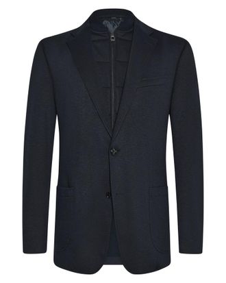 Joop Jersey-Sakko mit heraustrennbarer Steppblende, Slim Fit in