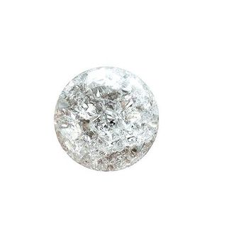 Generic Boule de cristal craquel&eacute; de glace, 3 cm, 4 cm, 5 cm, 6 cm, boule de cristal fendue en verre craquel&eacute;, d&eacute;coration Feng Shui &agrave; faire soi-m&ecirc;me (3 cm, tr
