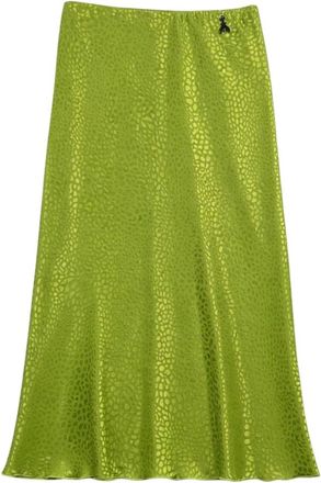Patrizia Pepe Femme, Jupes, Vert, Taille: 40 FR Flared Maxi Skirt