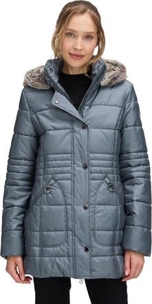 Betty Barclay Damen Outdoorjacke mit Abnehmbarer Kapuze 38, Ashley Blue