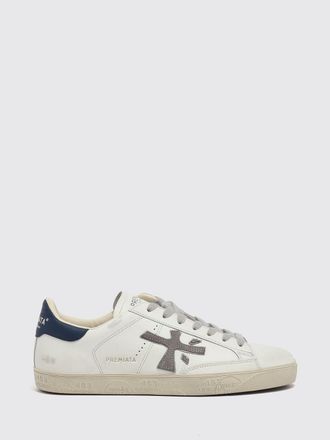 Premiata Steven Sneaker aus Kalbsleder mit kontrastierendem Logo