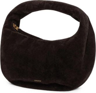 Khaite Suede Shoulder Bag - Brown