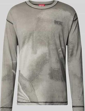 Diesel Regular Fit Longsleeve aus Hanf-Mix