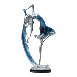 F Fityle Harz-Ballett-Mädchen-Statue-Skulptur, Heimdekoration, Schreibtisch-Ornament, Bastelzubehör für Schreibtisch