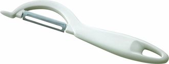 Tescoma Schäler mit Längsklinge PRESTO, Weiß