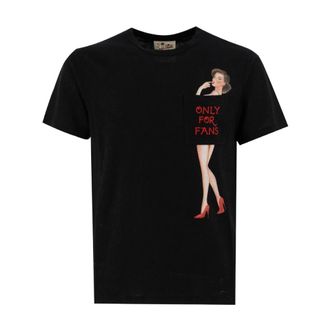 MC2 Saint Barth Homme, Tops, Noir, Taille: L Ecstasea Linen T-Shirt