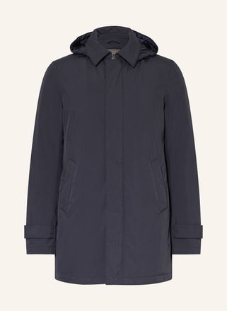 Herno Herno Parka Mit Abnehmbarer Kapuze blau
