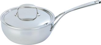 Demeyere Demeyere Atlantis &acute;konische Sauteuse, So&szlig;entopf, Stieltopf mit Deckel 20cm Durchmesser, 2l, Volumen und 7,5 cm h