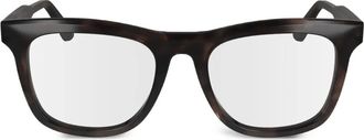 Calvin Klein lunettes de vue à monture rectangulaire - Marron