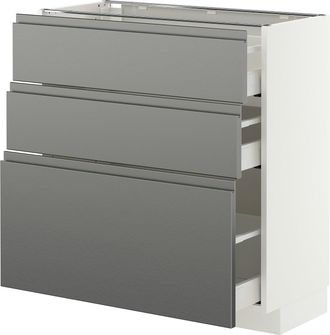 IKEA METOD / MAXIMERA Unterschrank mit 3 Schubladen
