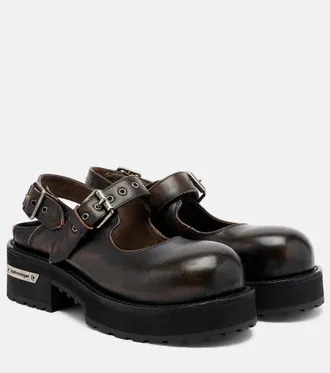 Balenciaga Ballerines Mary Janes Venom en cuir