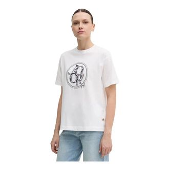 Joop Femme, Tops, Blanc, Taille: 36 FR T-shirt 58 252JE58Tashi