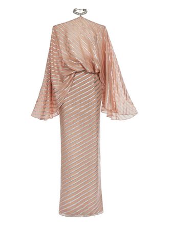 Taller Marmo robe Cyclades à coupe longue - Rose