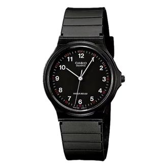 Casio Homme, Accessoires, Noir, Taille: ONE Size Montre analogique minimaliste Mq-24-1Blleg