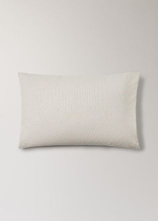 Mango Housse de coussin enfant en coton et lin &agrave; rayures 50x75cm sable - Home - 50x75cm - MANGO HOME