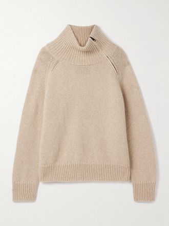 Nili Lotan Raelynn Stehkragenpullover Aus Kaschmir - Creme